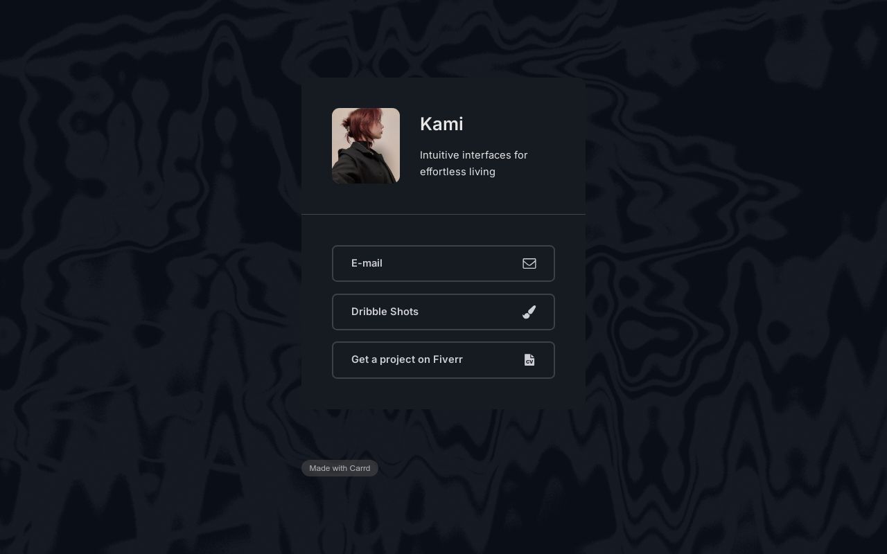 Kami Design contact links